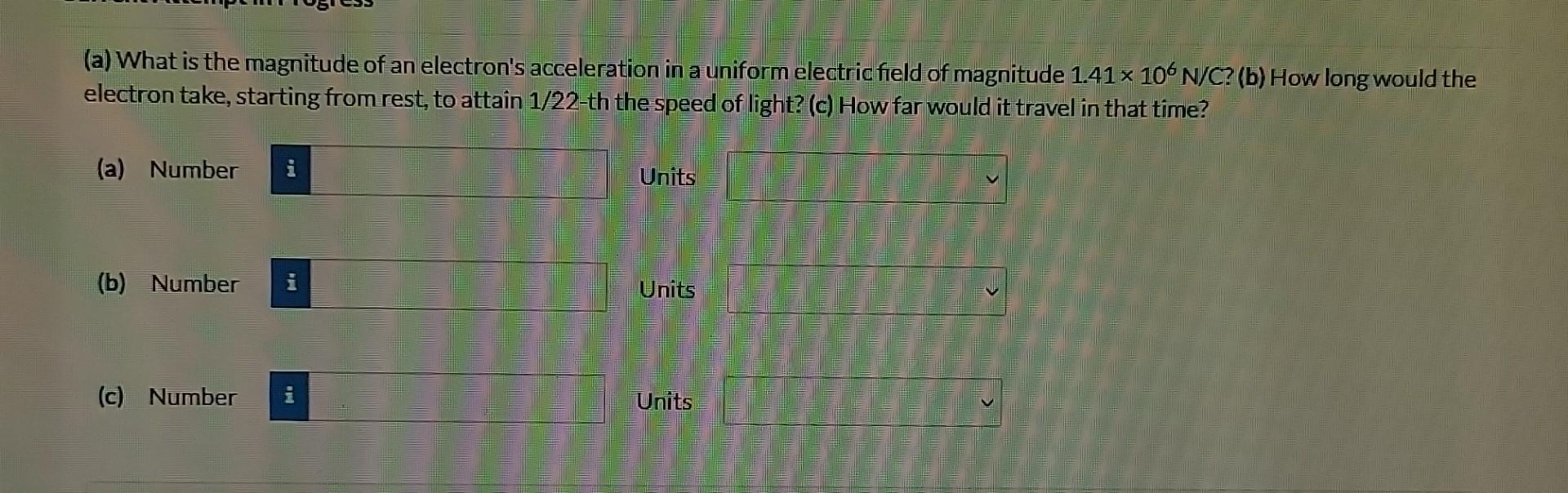 Solved (a) What is the magnitude of an electron's | Chegg.com
