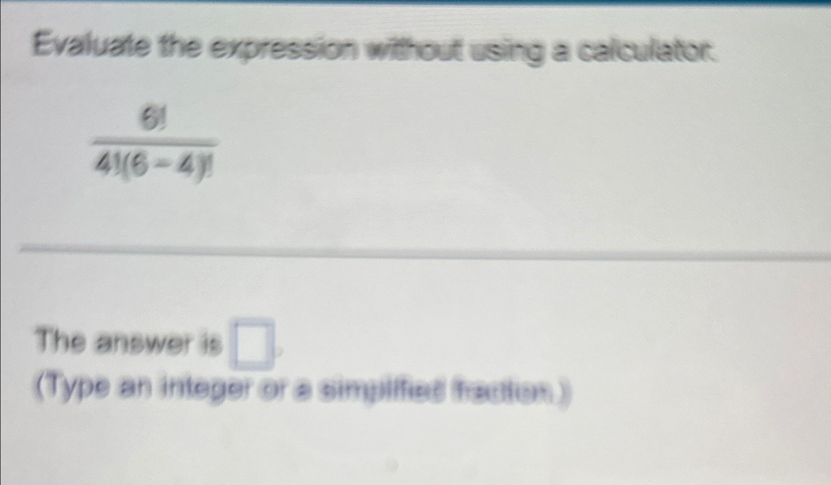Solved Evaluate the expression without using a | Chegg.com