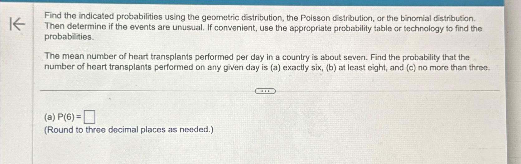 Solved Find the indicated probabilities using the geometric | Chegg.com