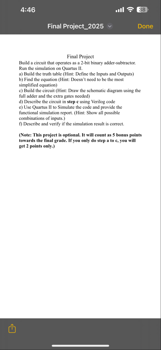 4:4638Final Project_2025DoneFinal ProjectBuild a | Chegg.com
