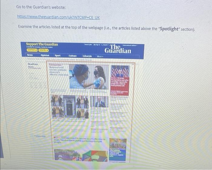 For each article, decide if it is an article about | Chegg.com