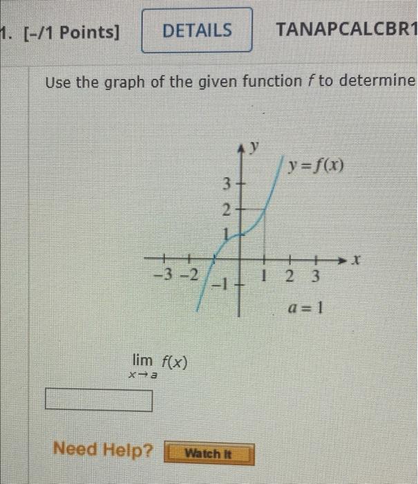 Solved 7. [-/1 Points] DETAILS TANAPCALCBR10 2.4.043.MI. | Chegg.com