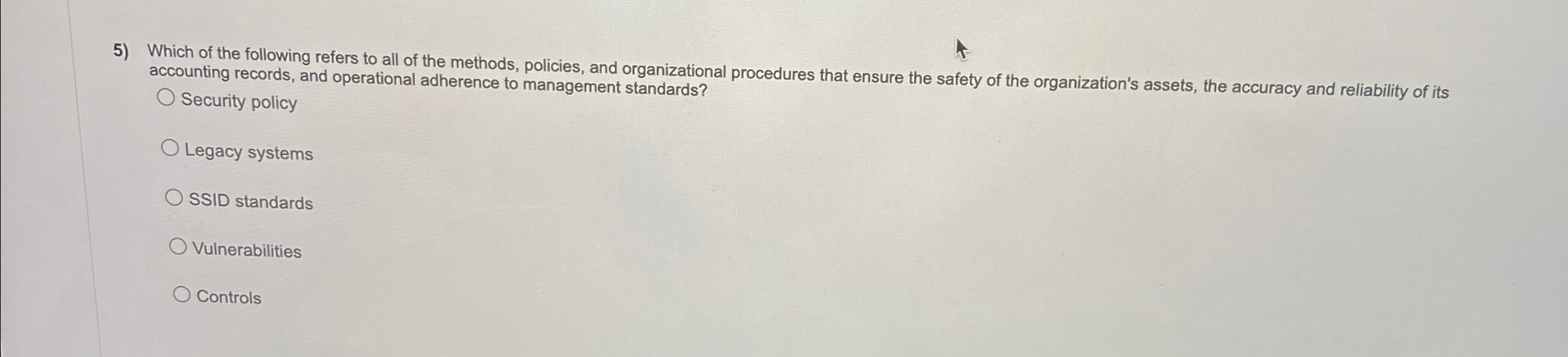 Solved Which of the following refers to all of the methods, | Chegg.com