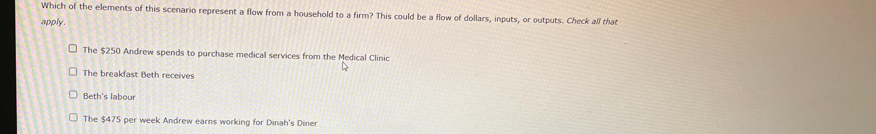 Solved Which of the elements of this scenario represent a | Chegg.com