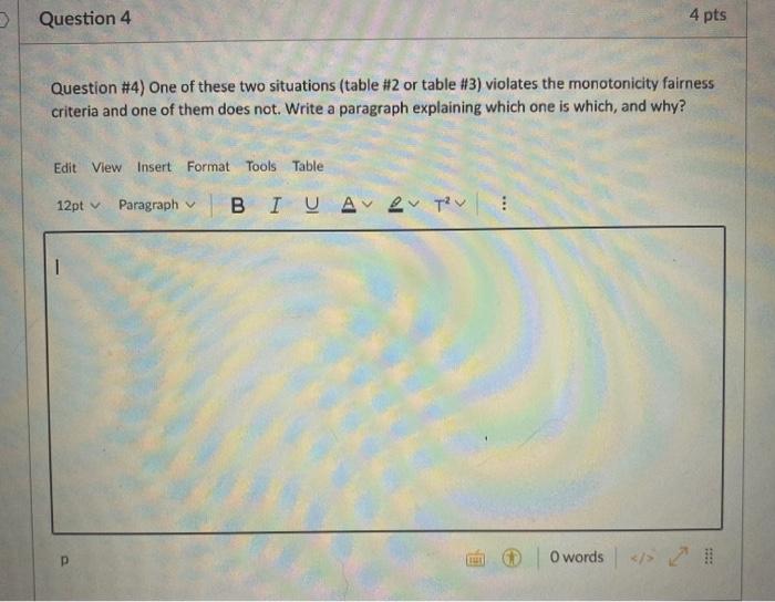 Solved question 1 is the original table, question 2 is the | Chegg.com