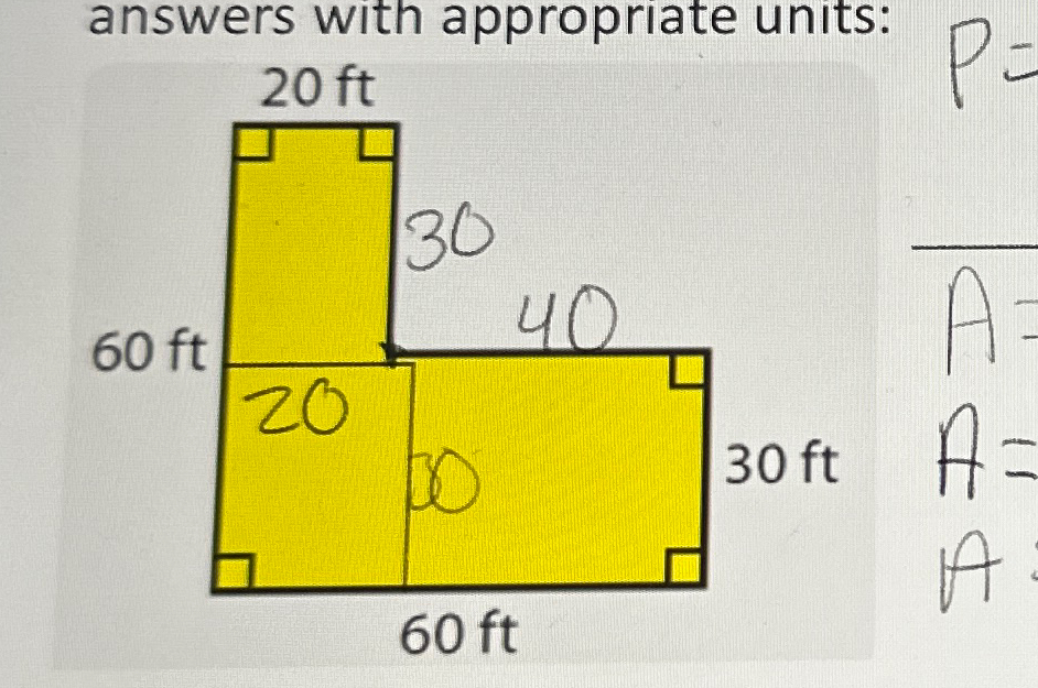 Solved Find the perimeter of this polygon, labeling your | Chegg.com