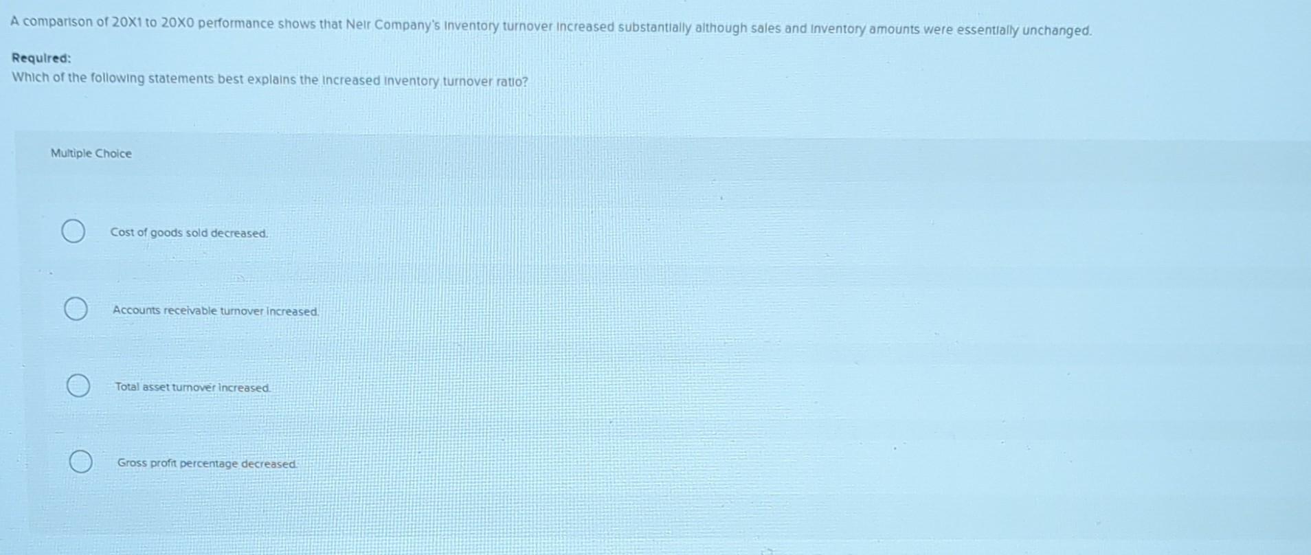 Solved Required: Which of the following statements best | Chegg.com