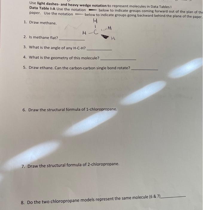 Solved Use light dashes- and heavy wedge notation to | Chegg.com