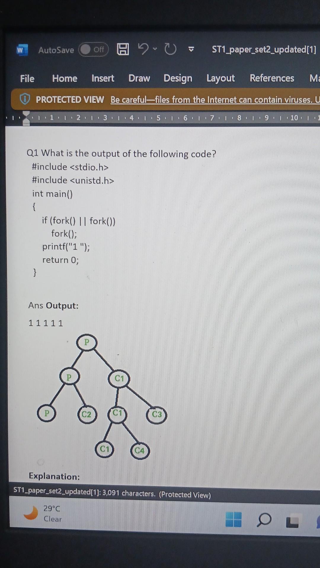 Solved Q1 What is the output of the following code? | Chegg.com