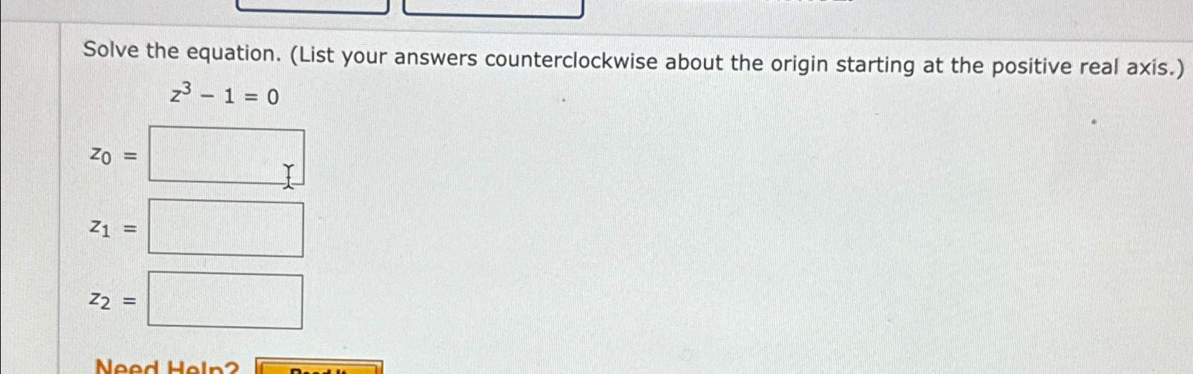 Solved Solve the equation. (List your answers | Chegg.com