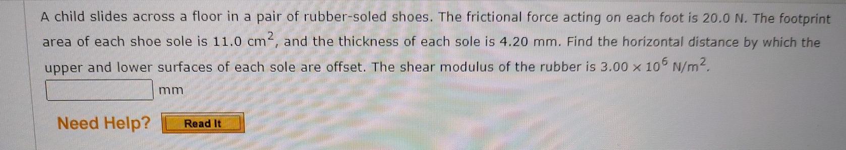 Solved A child slides across a floor in a pair of | Chegg.com