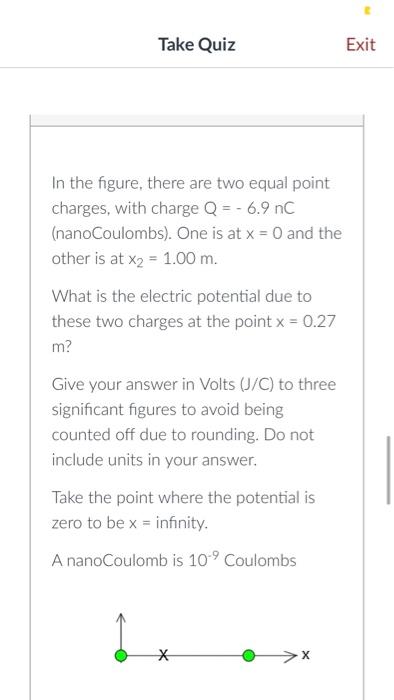 Solved In the figure, there are two equal point charges, | Chegg.com