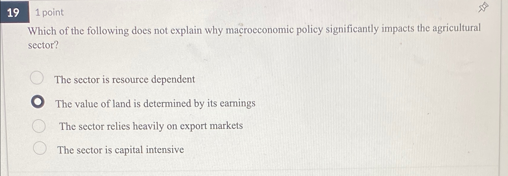 Solved 191 ﻿pointWhich of the following does not explain why | Chegg.com