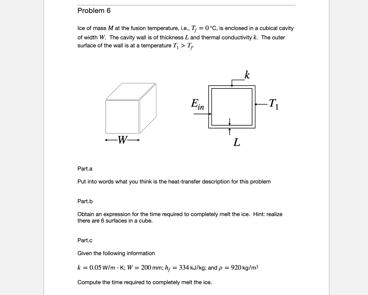 Solved Heat Transfer Question 6 | Chegg.com
