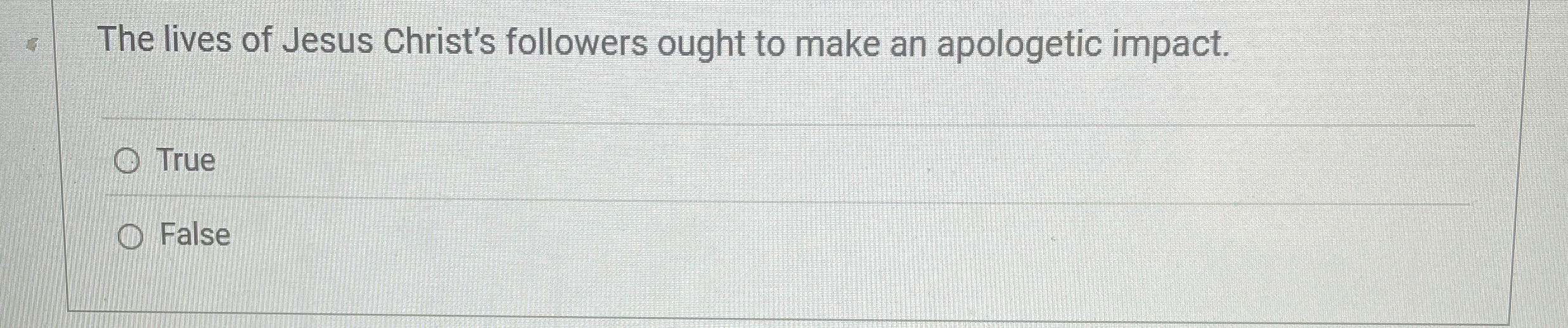 Solved The lives of Jesus Christ's followers ought to make | Chegg.com