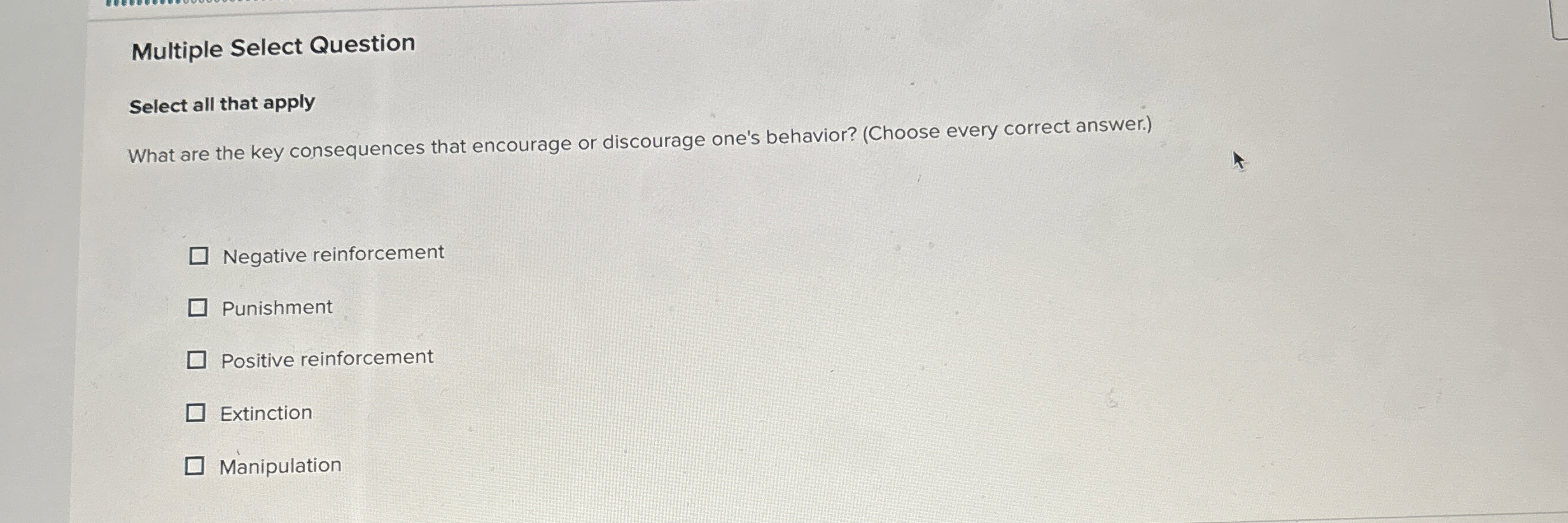 Solved Multiple Select QuestionSelect all that applyWhat are | Chegg.com