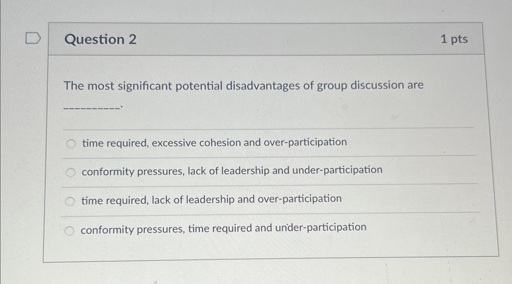 Solved Question 21 ﻿ptsThe most significant potential | Chegg.com