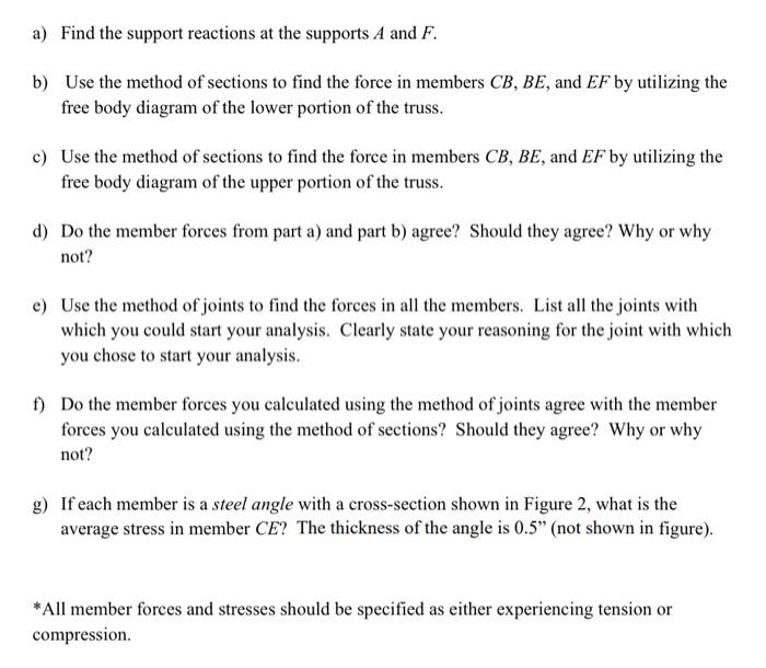 Solved a) Find the support reactions at the supports A and | Chegg.com