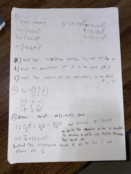 Solved Given columns Given columns | Chegg.com