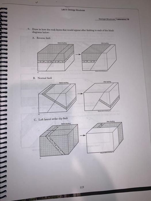 Solved Lab Geology Structures Grologie Structures Laboratory | Chegg.com