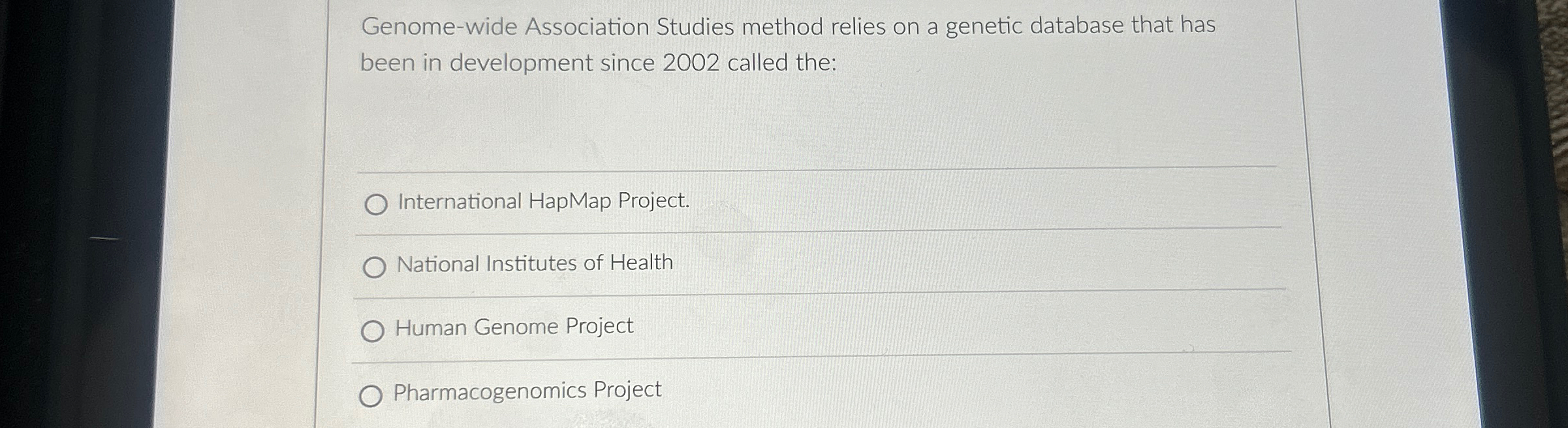 Solved Genome-wide Association Studies method relies on a | Chegg.com
