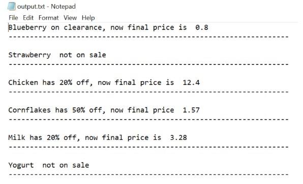 Solved output.txt - Notepad File Edit Format View Help | Chegg.com