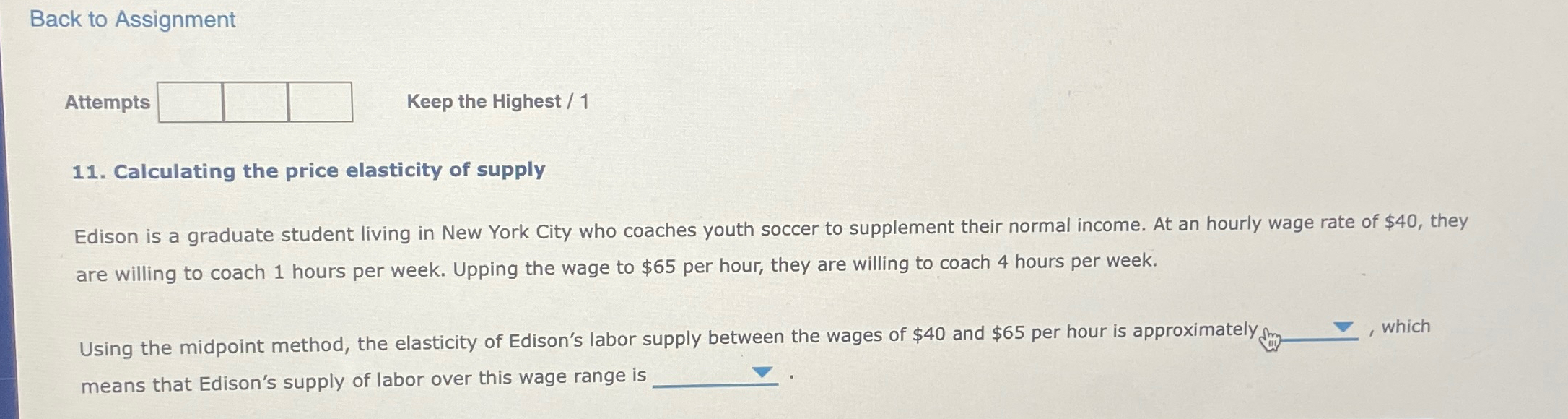 Solved Back to AssignmentAttemptsKeep the Highest / 111. | Chegg.com