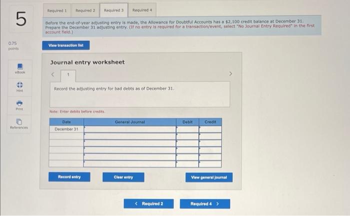 Solved E8-8 (Algo) Recording and Reporting Allowance for | Chegg.com