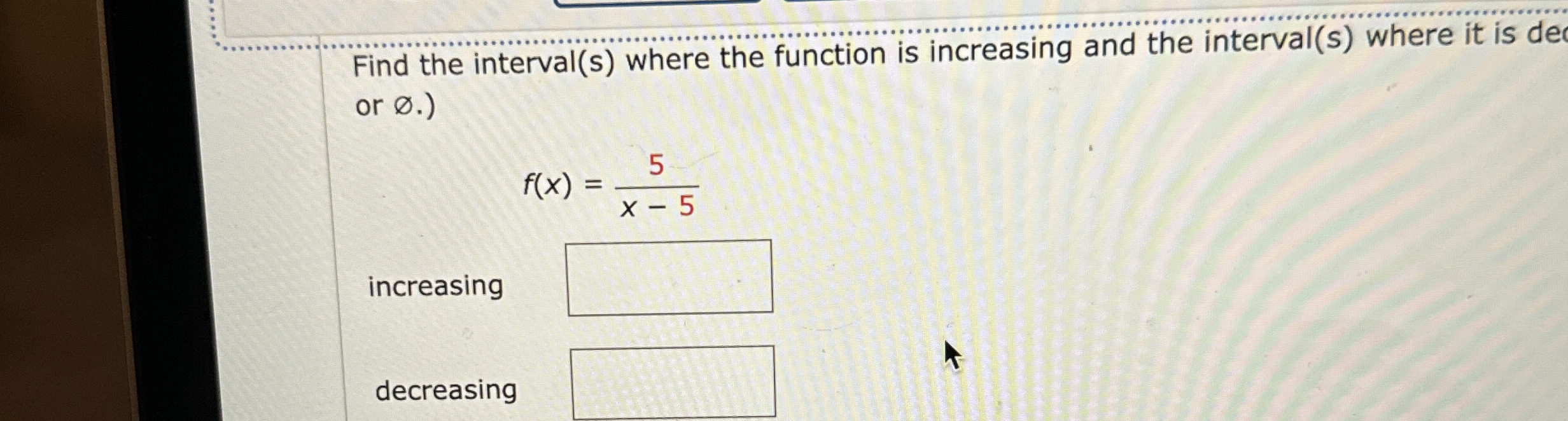 Solved Find the interval(s) ﻿where the function is | Chegg.com