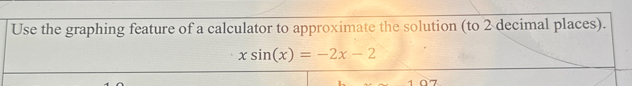 Solved Use the graphing feature of a calculator to | Chegg.com