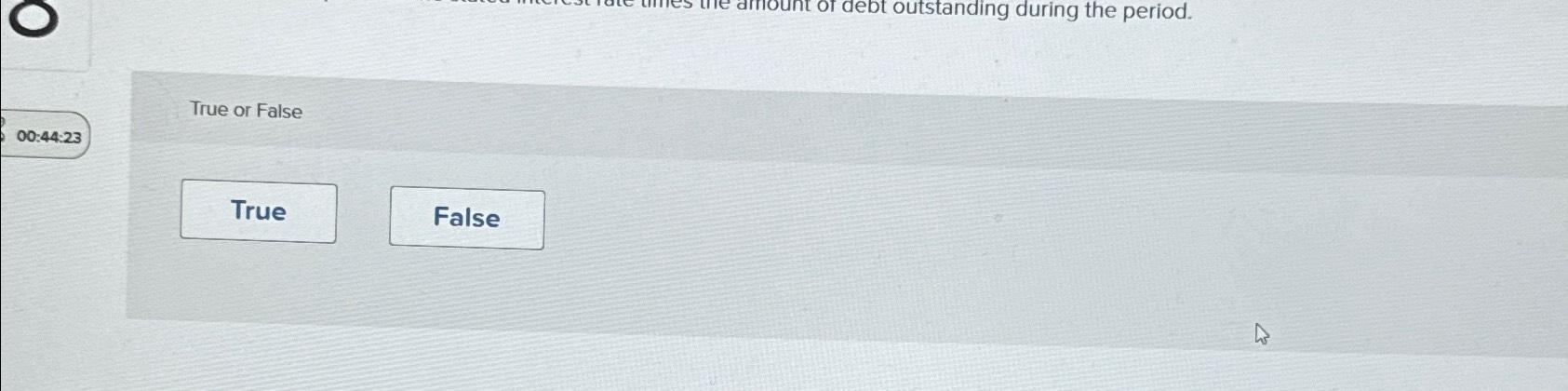 Solved True or False | Chegg.com