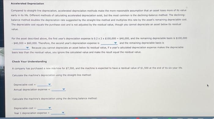 Solved 6. Depreciation methods Firms can use various methods | Chegg.com