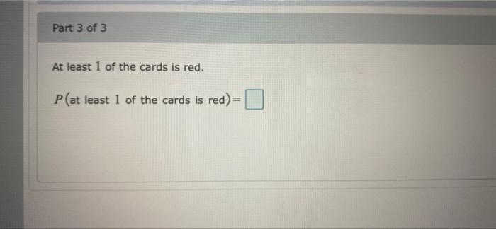 Solved alb The red face cards and the black cards numbered | Chegg.com
