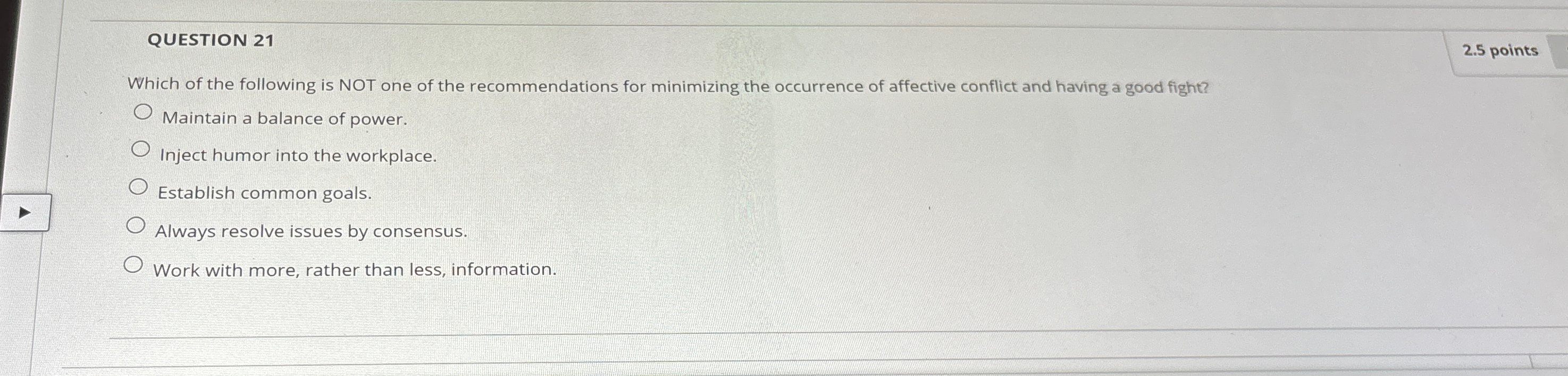 Solved QUESTION 212.5 ﻿pointsWhich of the following is NOT | Chegg.com
