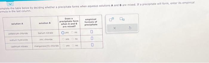 Solved mplete the table below by deciding whether a | Chegg.com