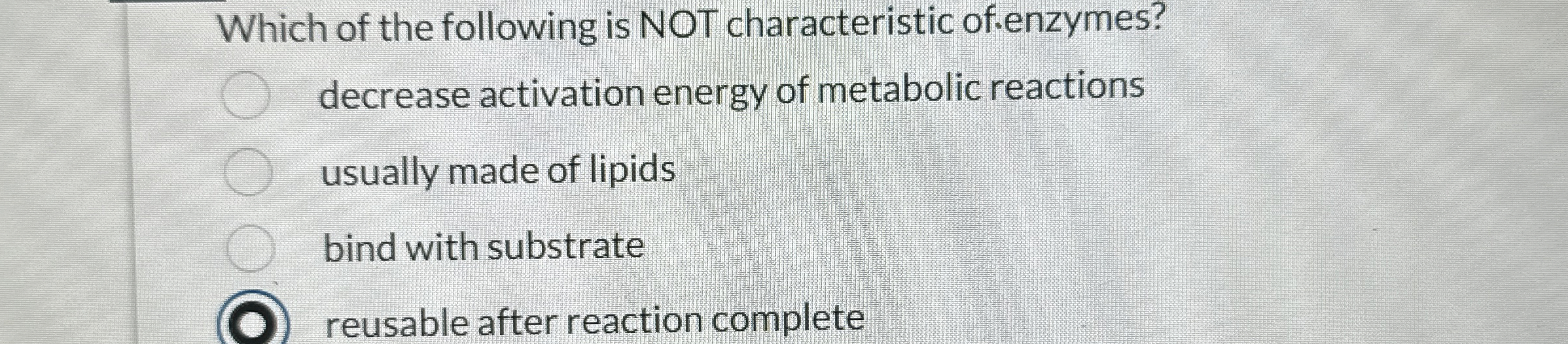 Solved Which of the following is NOT characteristic | Chegg.com