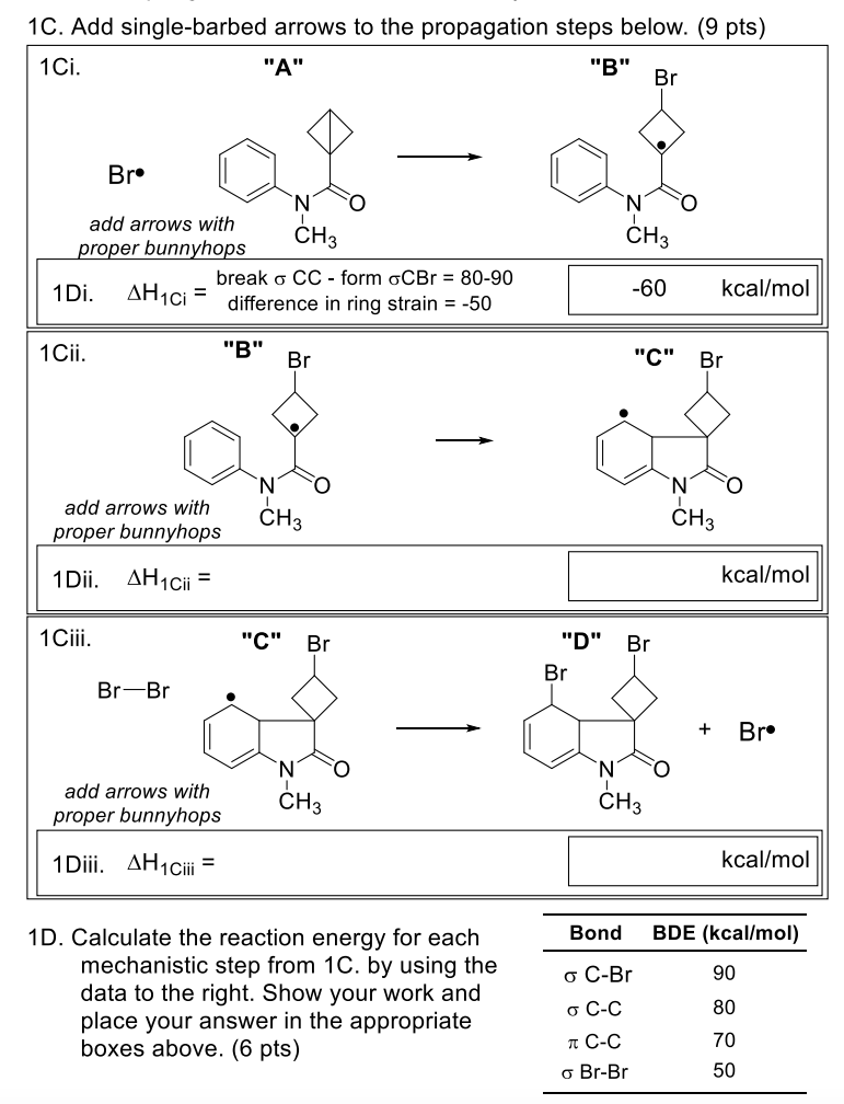 Solved 1C. ﻿Add single-barbed arrows to the propagation | Chegg.com