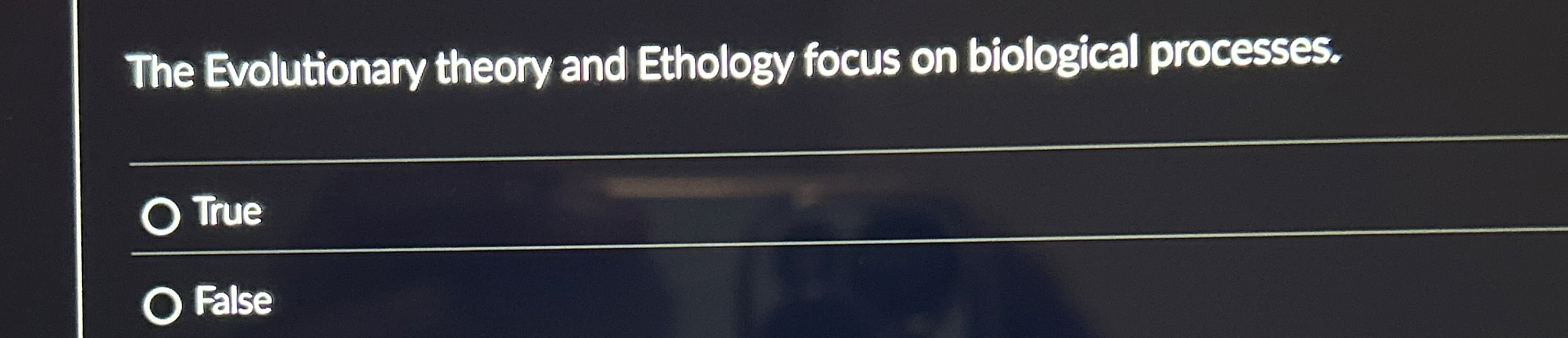 Solved The Evolutionary theory and Ethology focus on | Chegg.com