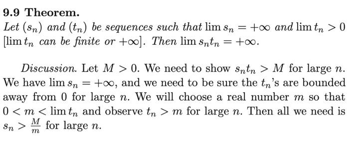 Solved Use Theorems 9.9 and 9.10 or Exercises 9.9–9.15 to | Chegg.com