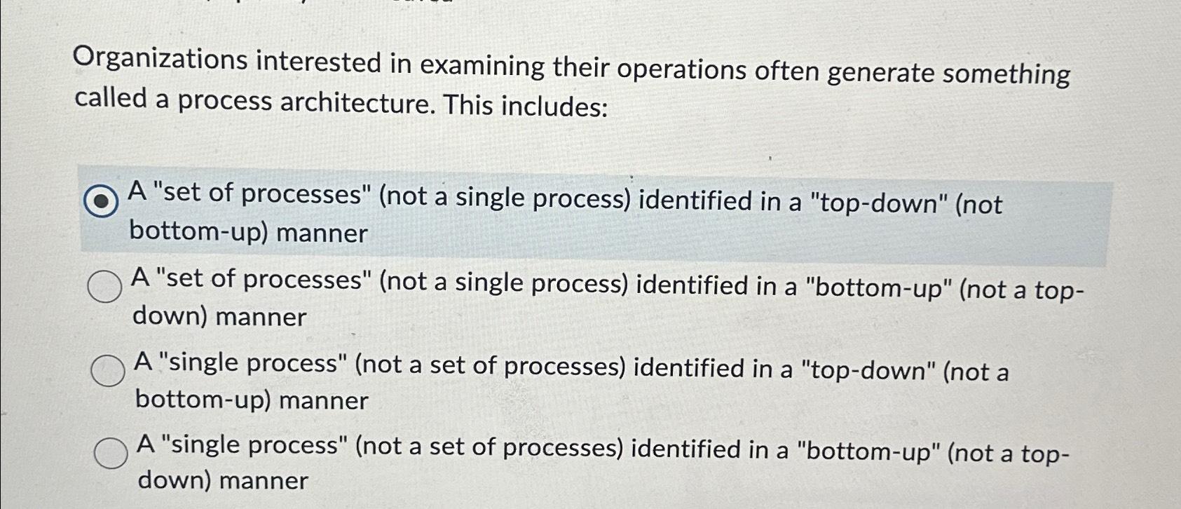 Solved Organizations interested in examining their | Chegg.com