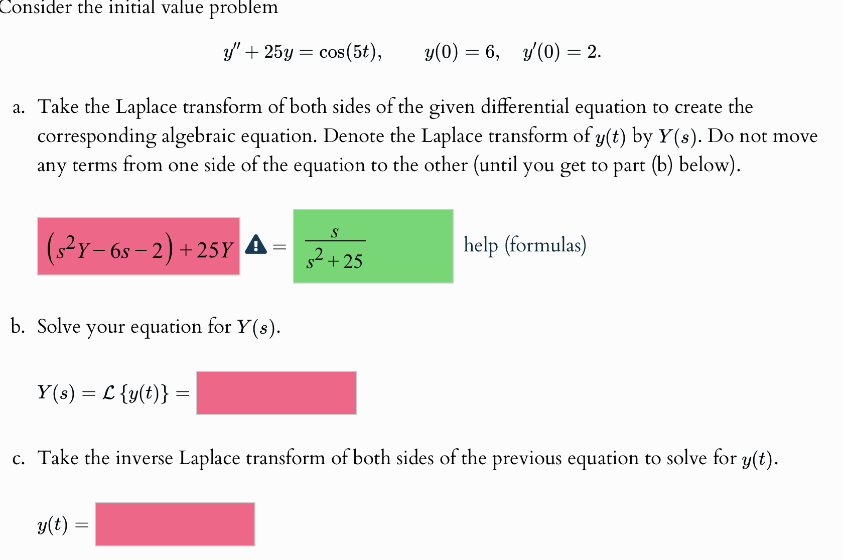Solved Consider the initial value | Chegg.com