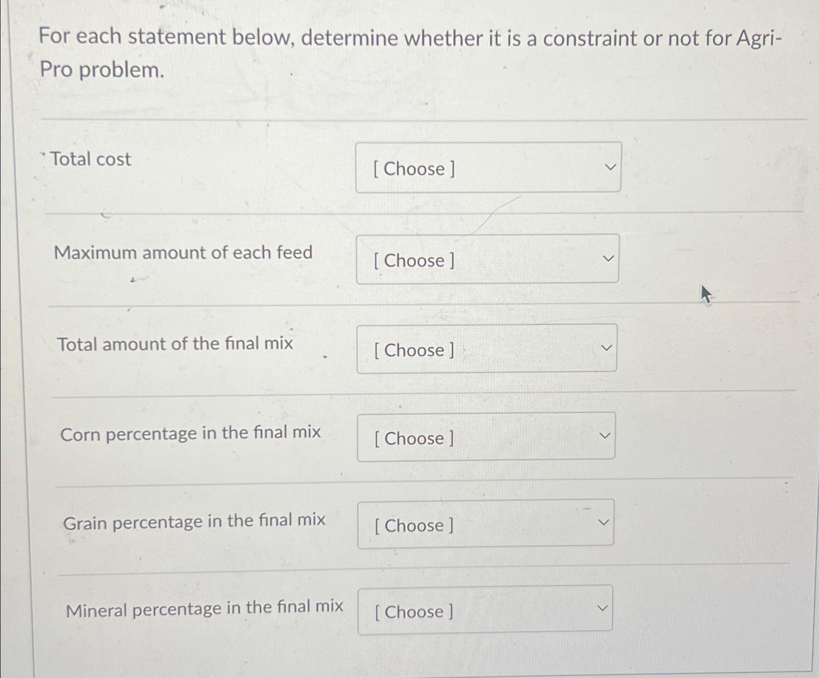 Solved For each statement below, determine whether it is a | Chegg.com