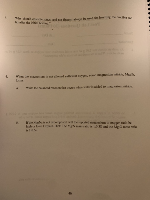 Solved Determination of a Simplest Formula Post-Lab | Chegg.com Solved Determination of a Simplest Formula Post-Lab | Chegg.com