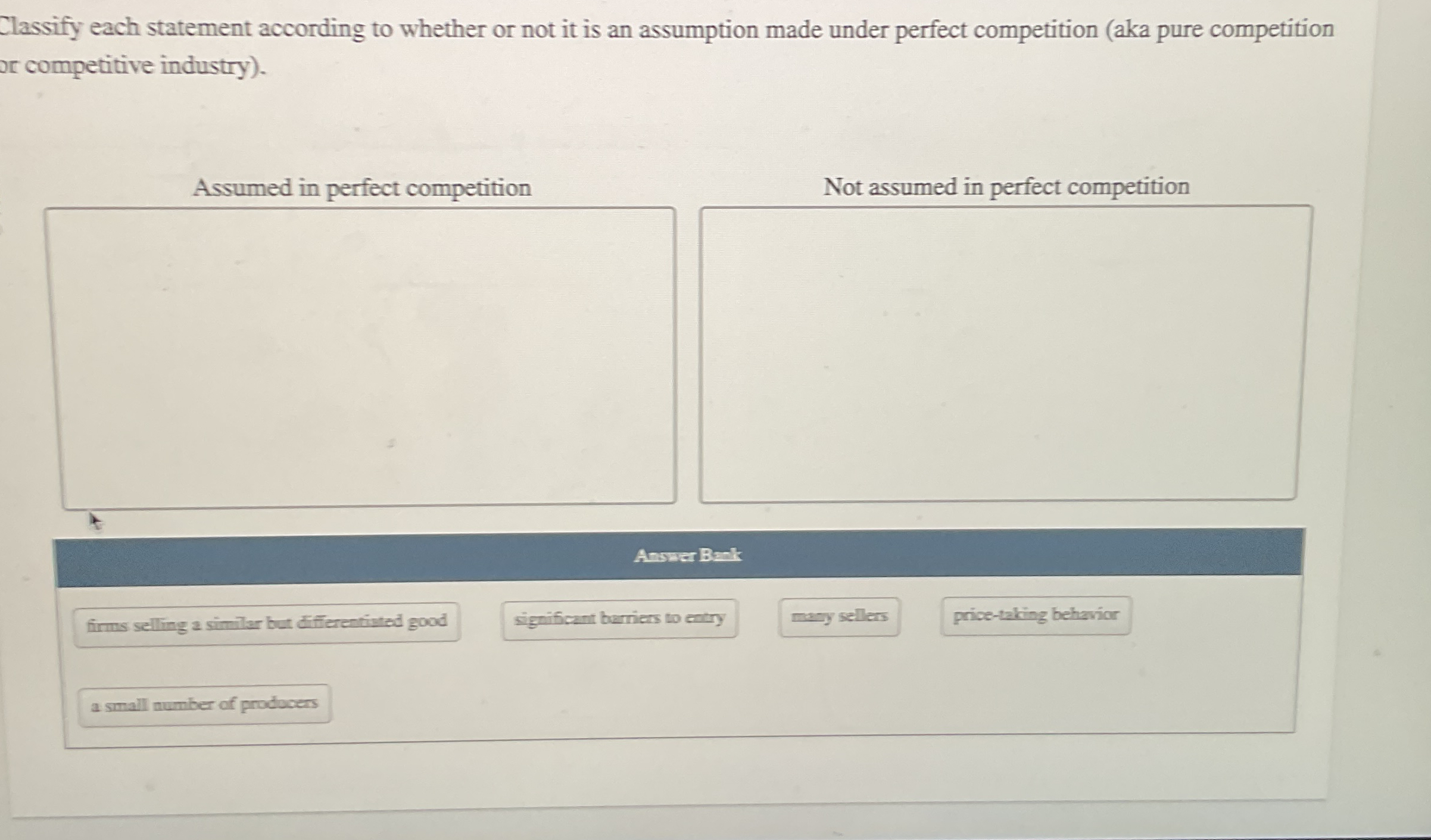 Solved Classify each statement according to whether or not | Chegg.com