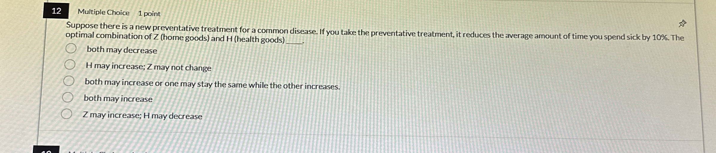 Solved 12Multiple Choice1 ﻿pointSuppose there is a new | Chegg.com