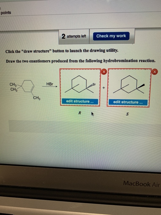 Solved points 2 attempts left Check my work Click the "draw | Chegg.com