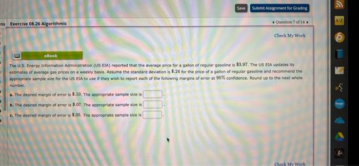 Solved Save Submit Assignment for Grading ns Exercise 08.26 | Chegg.com
