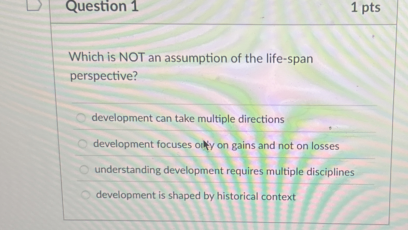 Solved Question 1Which is NOT an assumption of the | Chegg.com