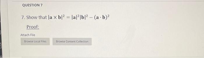 Solved QUESTION 1 1. Show that the vector orth, b = b-projab | Chegg.com