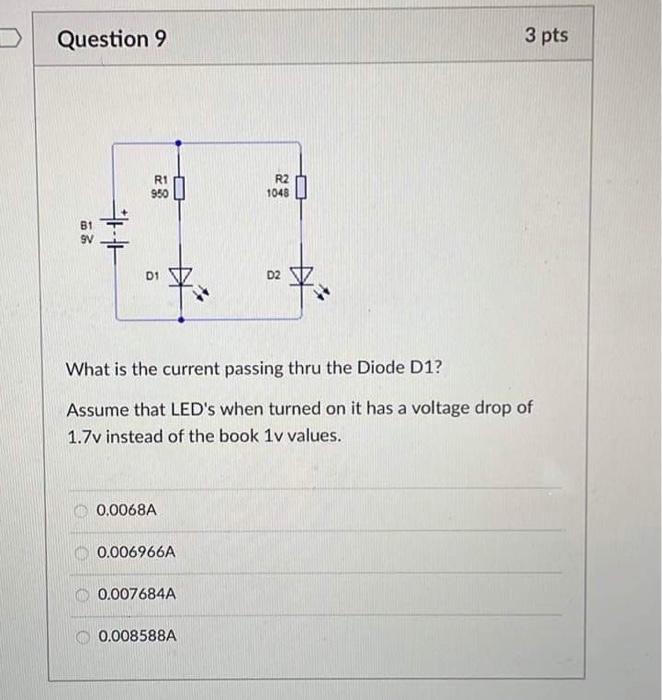 Solved What is the current flowing thru Diode D2? Assume the | Chegg.com